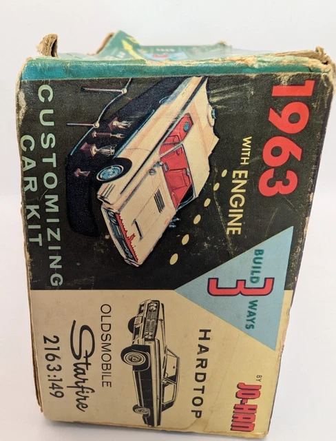 JO-HAN OLDSMOBILE STERFIRE Hardtop 1/25 Escala Kit De Modelo - RK548 ...