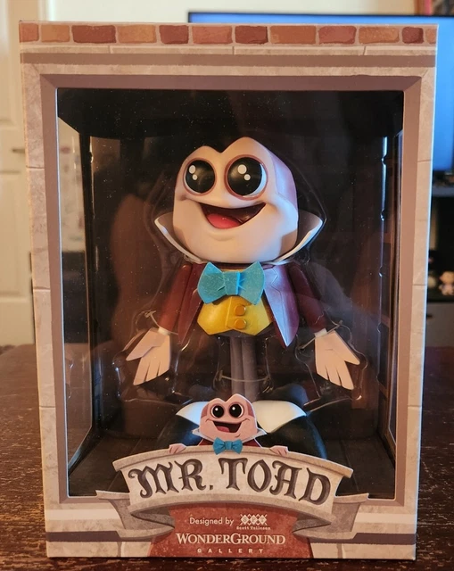 DISNEY WONDERGROUND GALLERY Mr. Toad Vinyl Figure by Scott Tolleson $29 ...