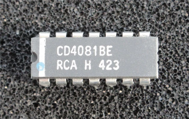 RCA CD4081BE CMOS Quad 2 entrées et porte (Pack de 2) EUR 1,87 ...
