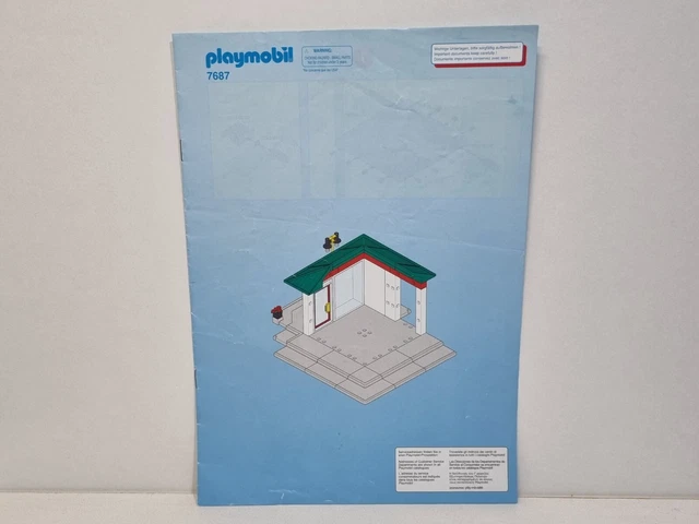 PLAYMOBIL 7687 MANUAL Montaje Instrucciones Guia Libro Esquema Plano ...