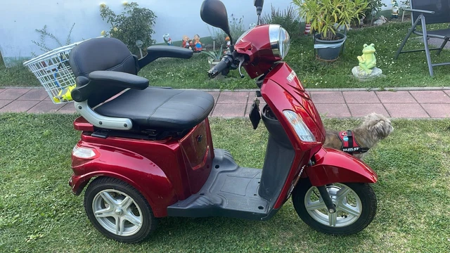 SENIORENMOBIL 3-RAD ROLLER Elektromobil Seniorenfahrzeug 900W VELECO ZT ...