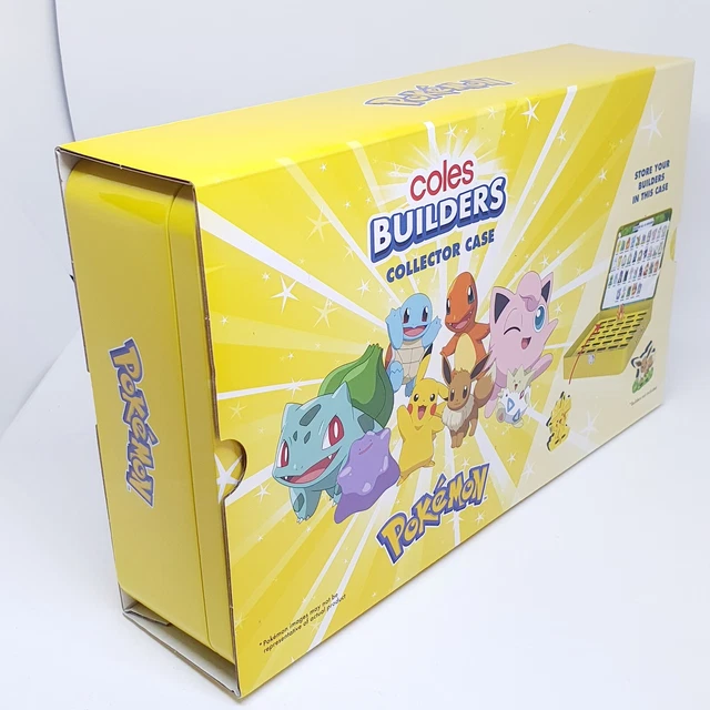 COLES POKEMON BUILDERS 2024 COLLECTOR CASE - NEW with Cardboard Sleeve ...
