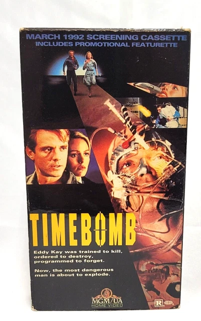 TIME BOMB (VHS, 1992) Michael Biehn, Patsy Kensit Promo Screener £3.75 ...