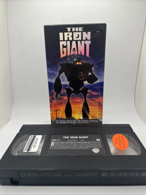 THE IRON GIANT (VHS/VCR Tape, 1999) RARE Alternative Slip Sleeve Cover ...