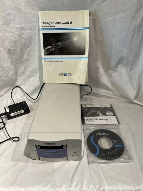 MINOLTA SCAN DUAL II funciona falta el deslizador de película EUR 107 ...