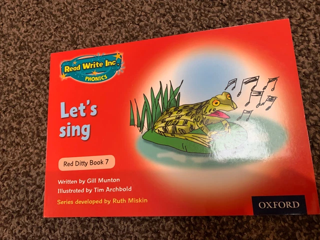 READ WRITE INC PHONICS - Let’s Sing. Red ditty book 7. Ruth miskin. EUR ... READ WRITE INC PHONICS - Let’s Sing. Red ditty book 7. Ruth miskin. EUR ...