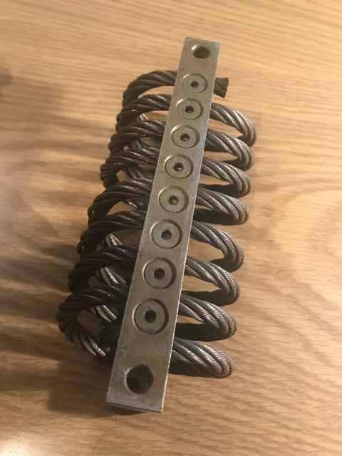 NOS AEROFLEX VIBRATION Isolator Resilient Wire Rope Mount CB1280-20-C2 ...