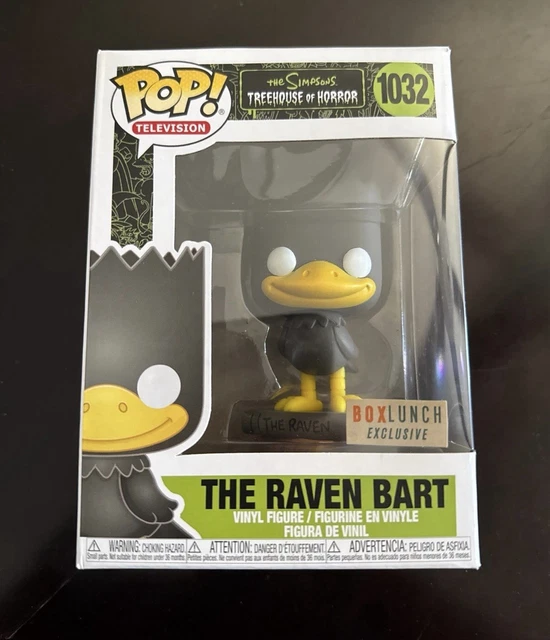 THE SIMPSONS TREEHOUSE Of Horror Bart Simpson Raven Bart Funko 1032 w ...