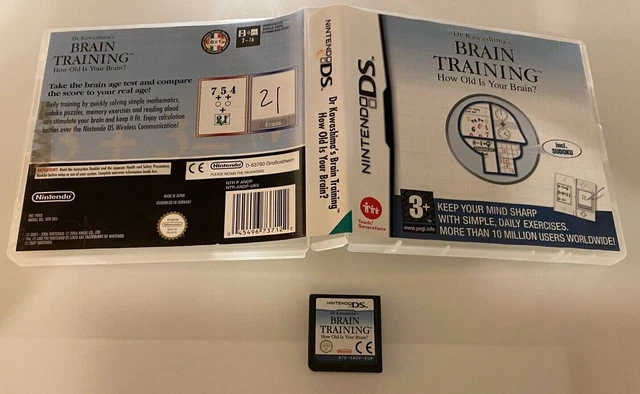 DR. KAWASHIMA'S BRAIN Training: How Old is Your Brain Nintendo DS Game ...