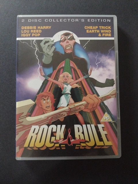 ROCK & RULE (DVD)Soundtrack By Debbie Harry,Lou Reed & Iggy Pop 2 Discs ...