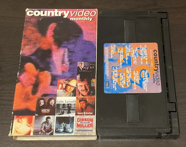 COUNTRY VIDEO MONTHLY December (1994, VHS) Greg Holland, Lyle Lovett ...