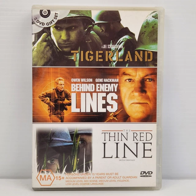 TIGERLAND+BEHIND ENEMY LINES+THE Thin Red Line DVD Movie Drama War ...