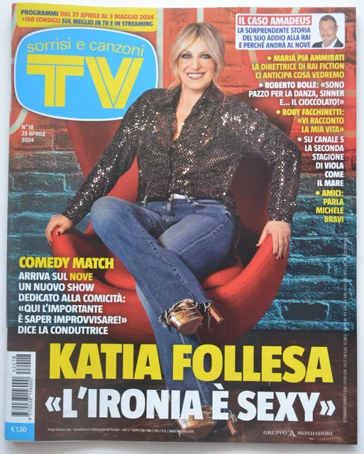 SORRISI E CANZONI tv 18/2024 Pooh Katia Follesa Michele Bravi Roberto ...