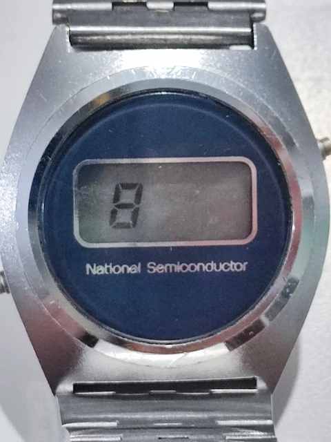 NATIONAL SEMICONDUCTOR VINTAGE Digital Men's Watch £25.00 - PicClick UK