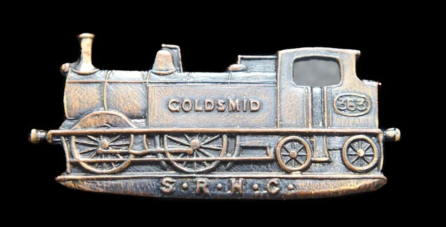 RARE NO.363 GOLDSMID-S.R.W.C Railway Train Locomotive Pin Badge by ...
