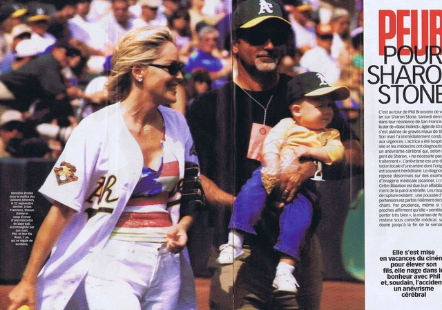 COUPURE DE PRESSE Clipping 2001 Sharon Stone (4 pages) EUR 5,00 ...