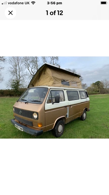 VW T25 T3 panel van project 1.9 petrol camper £1,550.00 - PicClick UK