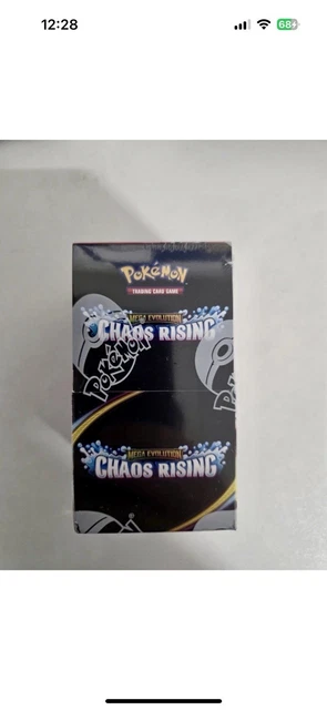POKÉMON TCG: MEGA Evolution Chaos Rising Half Booster Box 18 Packs New ...