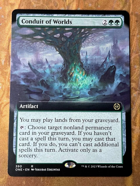 1X BORDERLESS CONDUIT OF WORLDS - Commander - MTG - Magic the Gathering ...