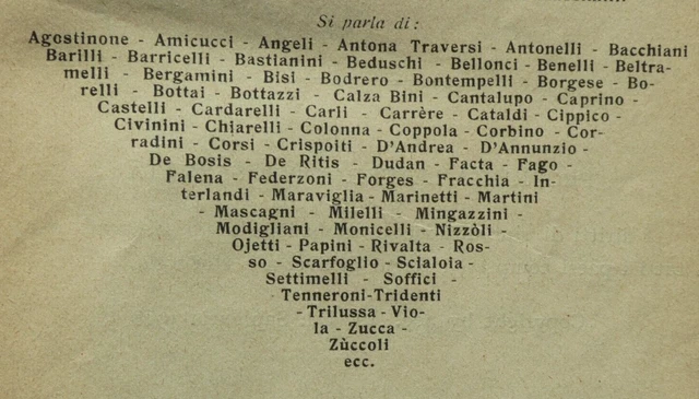 STORIA CULTURALE ITALIANA Nel 900-Adone Nosari-La Saletta D'aragno ...
