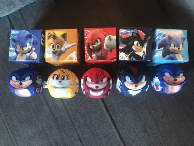 MCDONALD’S HAPPY MEAL Toys 2025 NEW Sonic The Hedgehog 3 Plush Balls X 5 £19.99 - PicClick UK
