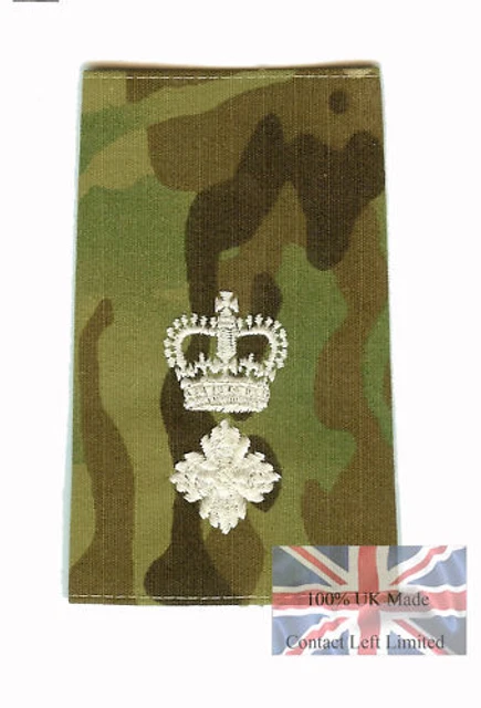 PAIR IVORY ON Multicam Lieutenant Colonel RANK SLIDES £6.50 - PicClick UK