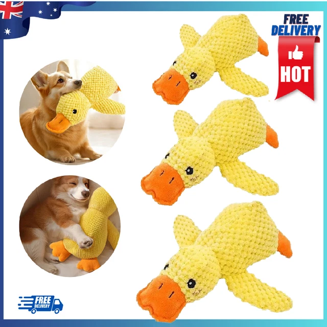 S/M/LTHE MELLOW-DOG, MELLOW-DOG Calming Duck,Durable Squeaky Dog Toy ...