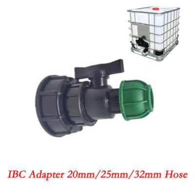 IBC ADAPTER 25MM Spout Tap Rain Water Tank Adapter - 1000L Water Tank ...