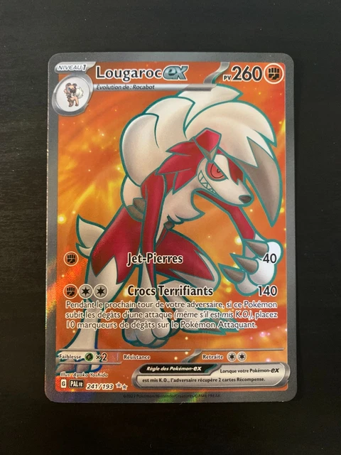 CARTE POKÉMON LOUGAROC EX 241/193 PAL Evolutions à Paldea FR NEUF EUR ...
