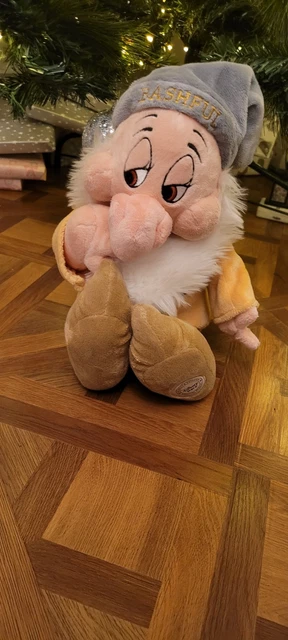 BASHFUL THE DISNEY Store Plush Soft Toy Snow White and the Seven Dwarfs ...