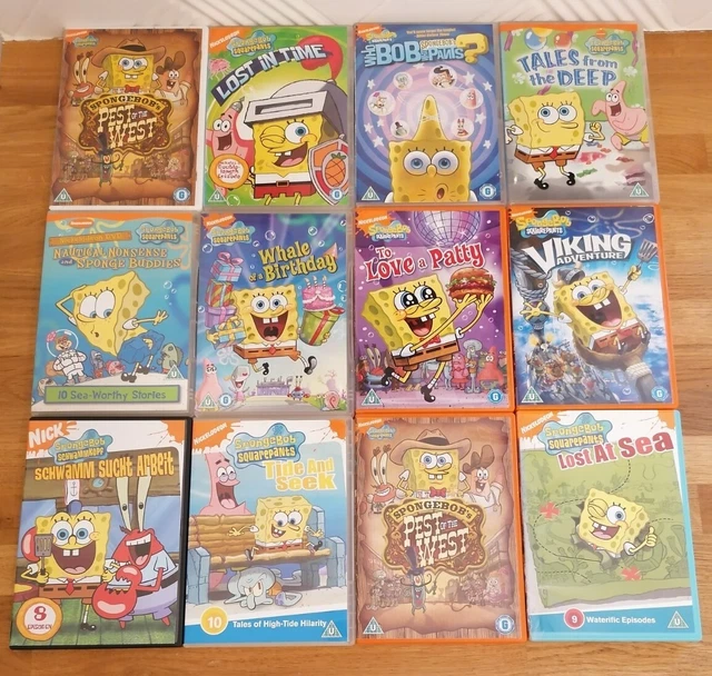 DVD - SPONGBOB Squarepants X12 DVD Collection Nickelodeon Bundle R2 EUR ...