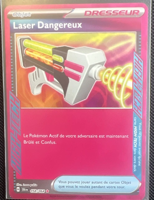 CARTE POKEMON LASER DANGEREUX 058/064 HIGH-TECH ACE Rare EV6.5 SFA FR ...