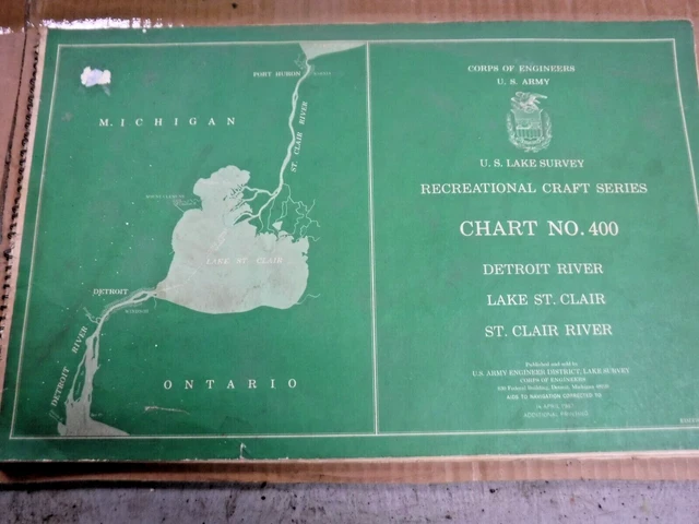 RECREATIONAL CHART BOOK 400 Detroit River, Lake St. Clair & St. Clair ...