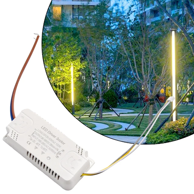 EASY TO INSTALL For LED Driver 3 Color Adapter for For LED Ceiling ...