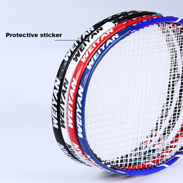 WEAR-RESISTANT BADMINTON RACKET Sticker Racket Head Protector Tape ...