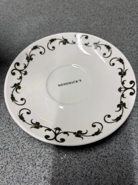 HENDRICKS GIN TEA Set - 6x Tea Cups, Saucers, and a Teapot £21.50 ...