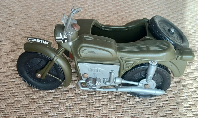 VINTAGE ACTION MAN Motorcycle & Sidecar German Cherilea. £5.00 ...
