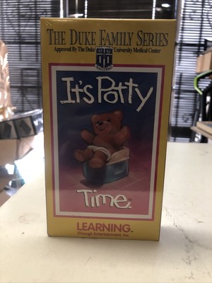 VINTAGE SEALED ITS Potty Time VHS tape video for potty training for ...