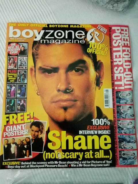 OFFICIAL BOYZONE POSTER/ Magazine No. 16 1997 £10.00 - PicClick UK