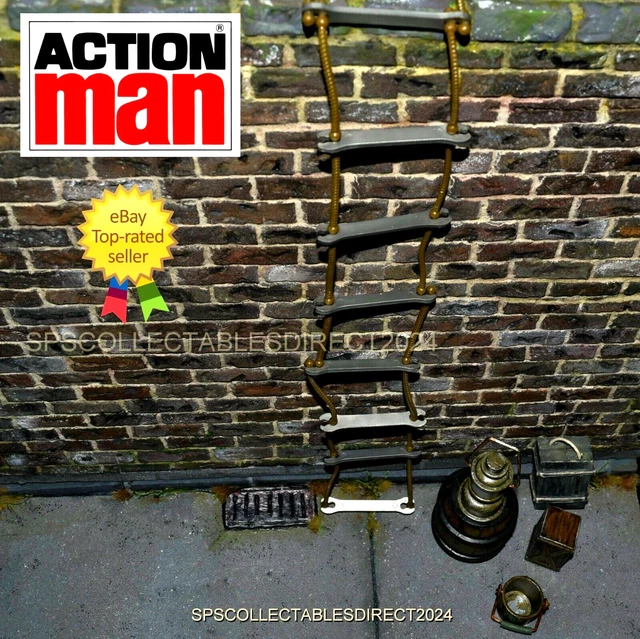 ACTION MAN VINTAGE Palitoy Mint Complete Training Tower Ladder 1976 UK ...