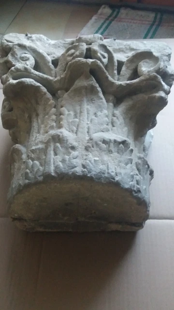 CAPITELLO IN PIETRA Calcarea Ferrugginosa epoca xv secolo EUR 1.550,00 ...