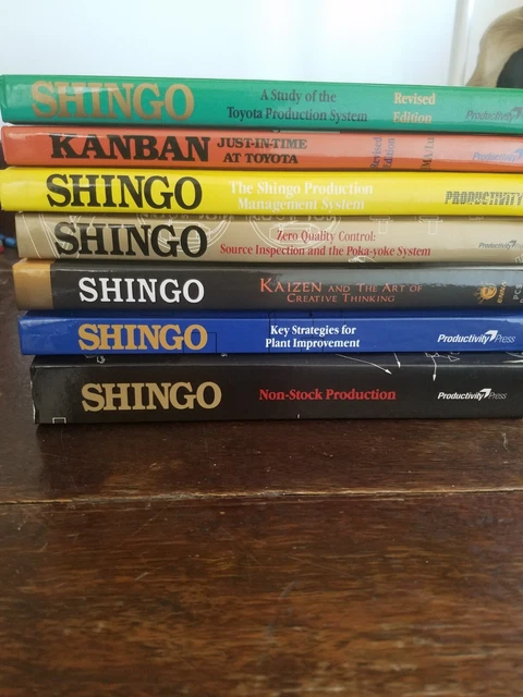 SHIGEO SHINGO WORKPLACE Management Manufacturing 7 books Kaizen ...
