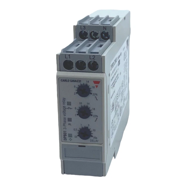 CARLO GAVAZZI DPB01CM48 Relais de Surveillance 3-phase Relais 1 Pôles ...