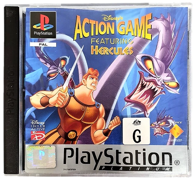 DISNEY'S ACTION GAME Featuring Hercules (Platinum) PS1 PS2 PS3 PAL ...