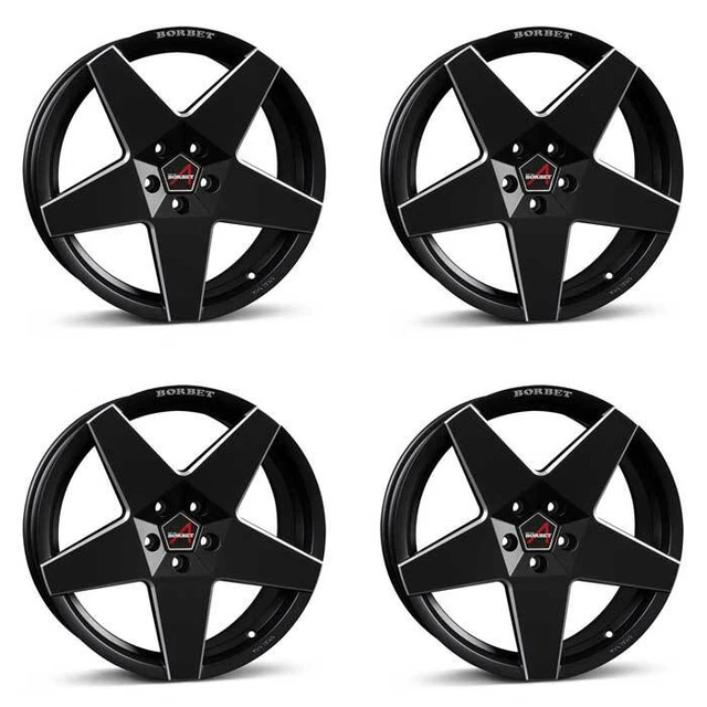 4 BORBET WHEELS A 8x18 ET44 5x112 SWM for Audi A3 A4 A6 A8 Q2 RS3 S3 S4 ...