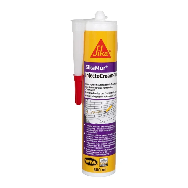 SIKA SIKAMUR INJECTOCREAM-100 – Injectable Damp Proof Course – Silane ...
