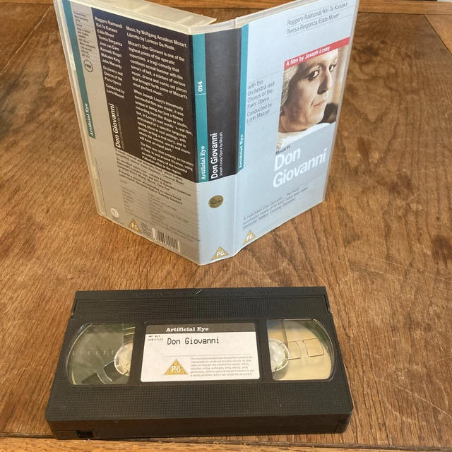 DON GIOVANNI (VHS 1993) By Jospeh Losey Paris Opera Rare VHS Cassette ...