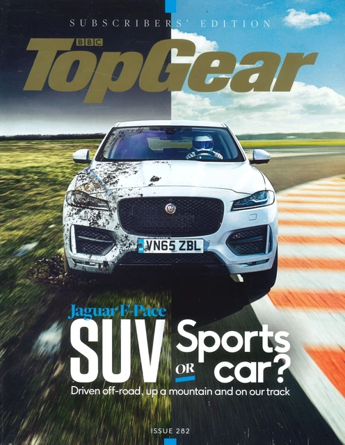 BBC TOP GEAR Revue: Question #282,Jaguar F-Pace,M4 GTS, Honda Nsx , May 2016 EUR 8,49 - PicClick FR