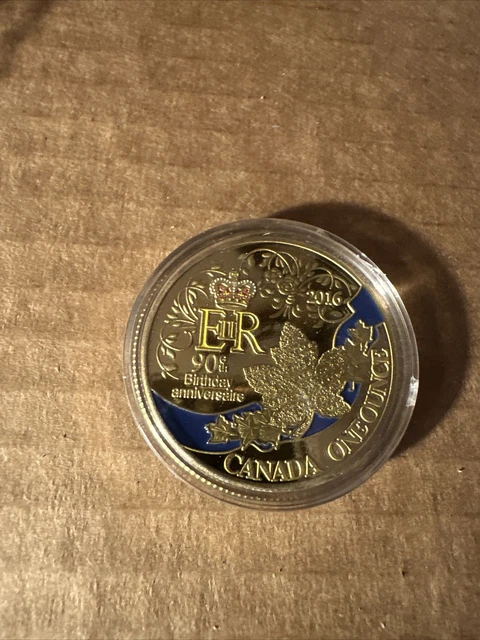 HER MAJESTY THE Queen Elizabeth II Gold Plated Commemorative Coin £14. ...