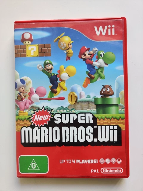 CASE ONLY NEW Super Mario Bros. Wii, Nintendo Wii, No Manual and Disc ...